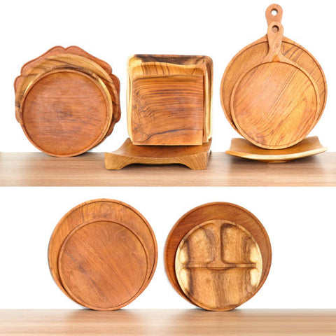 Unique Handcrafted Wooden Plates - Rainforest Bowls