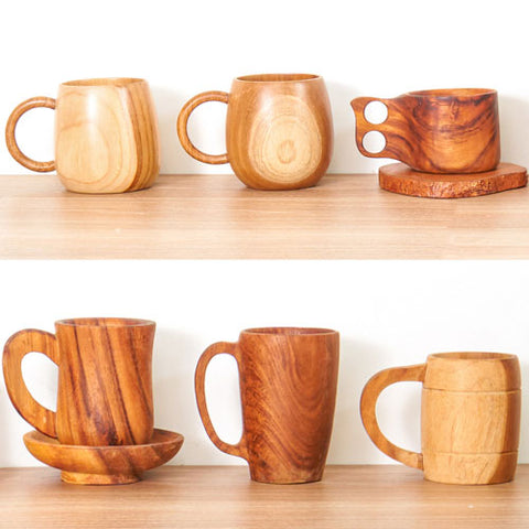 Wooden Mugs | Artisan-Made Hot & Cold-Friendly - Rainforest Bowls