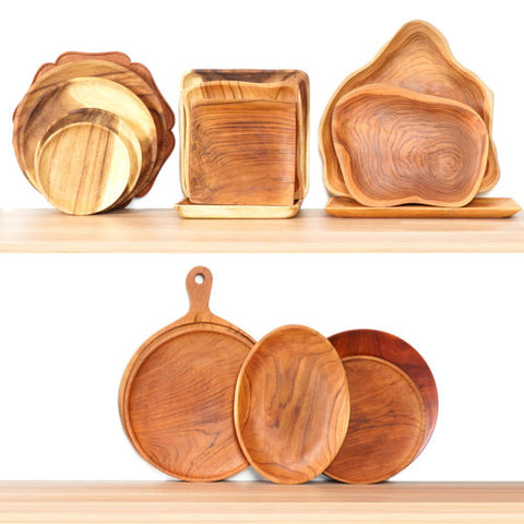 Unique Handcrafted Wooden Plates - Rainforest Bowls