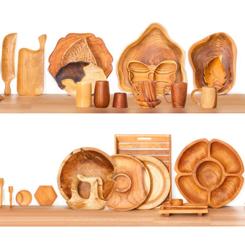 Durable Artisan-Made Wooden Cups & Mugs Drinkware - Rainforest Bowls