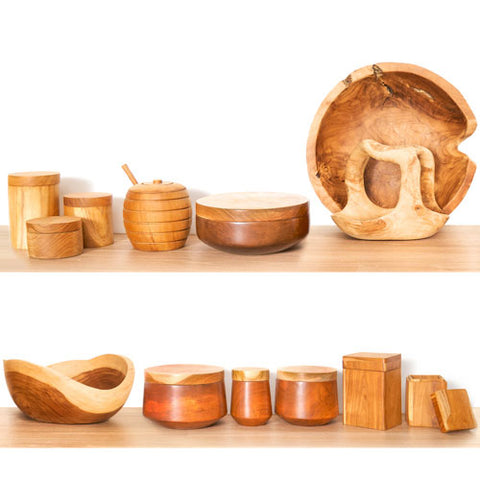 Durable Artisan-Made Wooden Cups & Mugs Drinkware - Rainforest Bowls